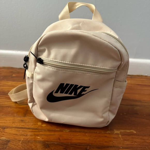 Nike | Bags | Nike Small Backpack In Cream | Poshmark